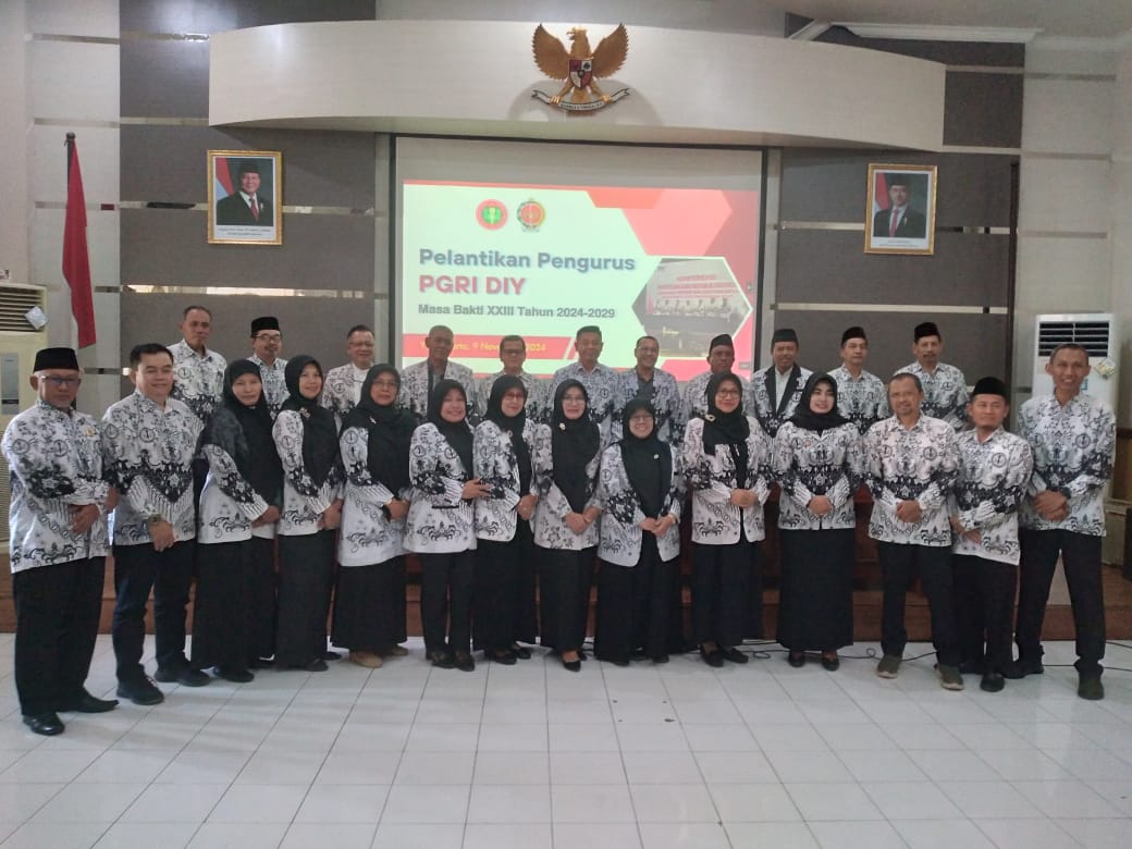 Pelantikan Pengurus PGRI DIY masa bakti XXIII tahun 2024-2029 | PGRI DIY